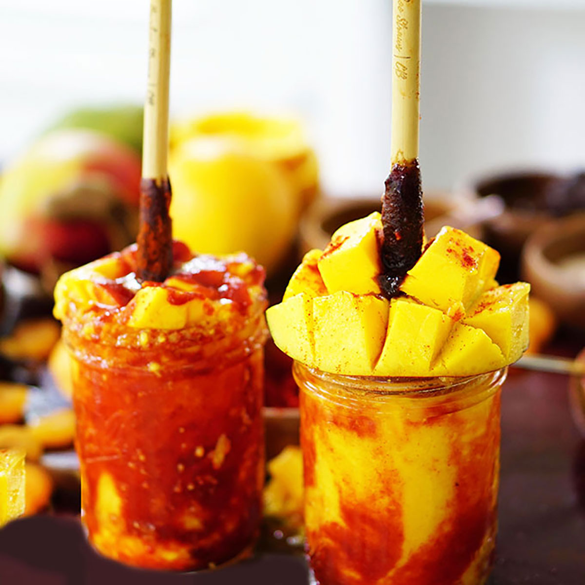 Healthy Mangonada {with homemade tamarind straw} - Emily Grace Cote